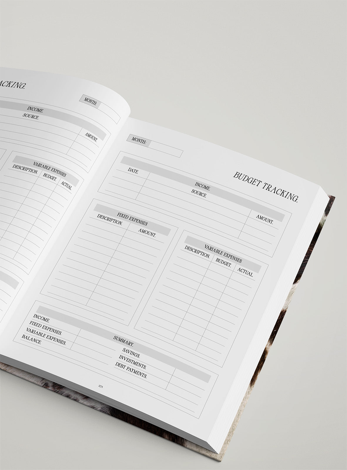 The Daily Planner - Cow Print by Grace Beverley – Productivity Method