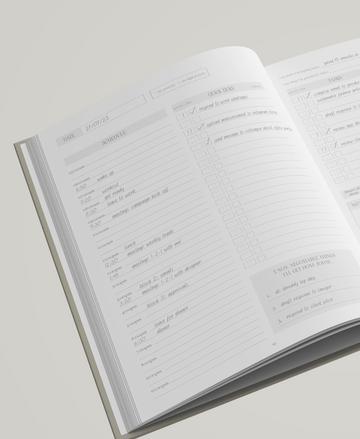 The Daily Planner (Undated) – Productivity Method