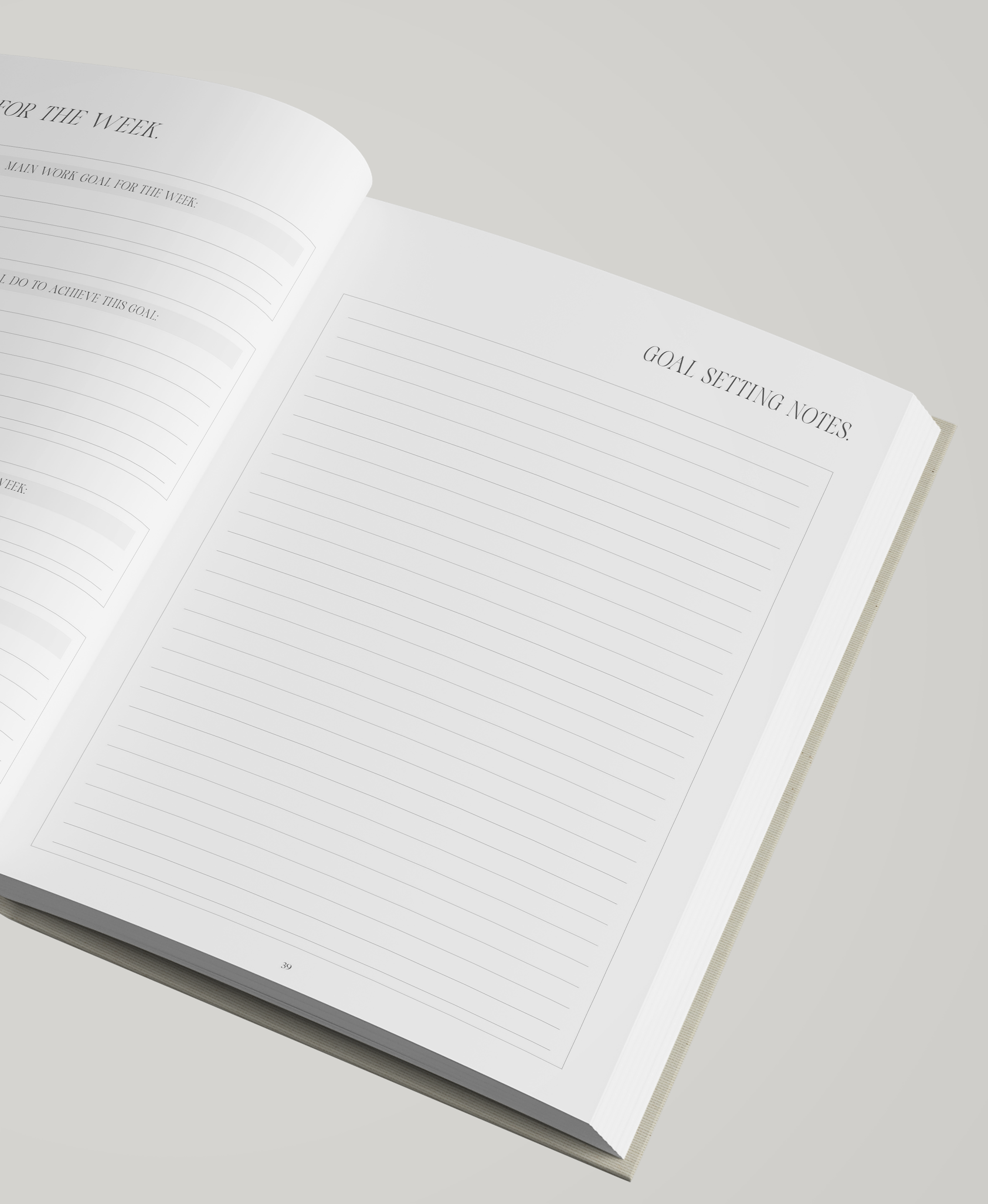 The Daily Planner (Undated) – Productivity Method