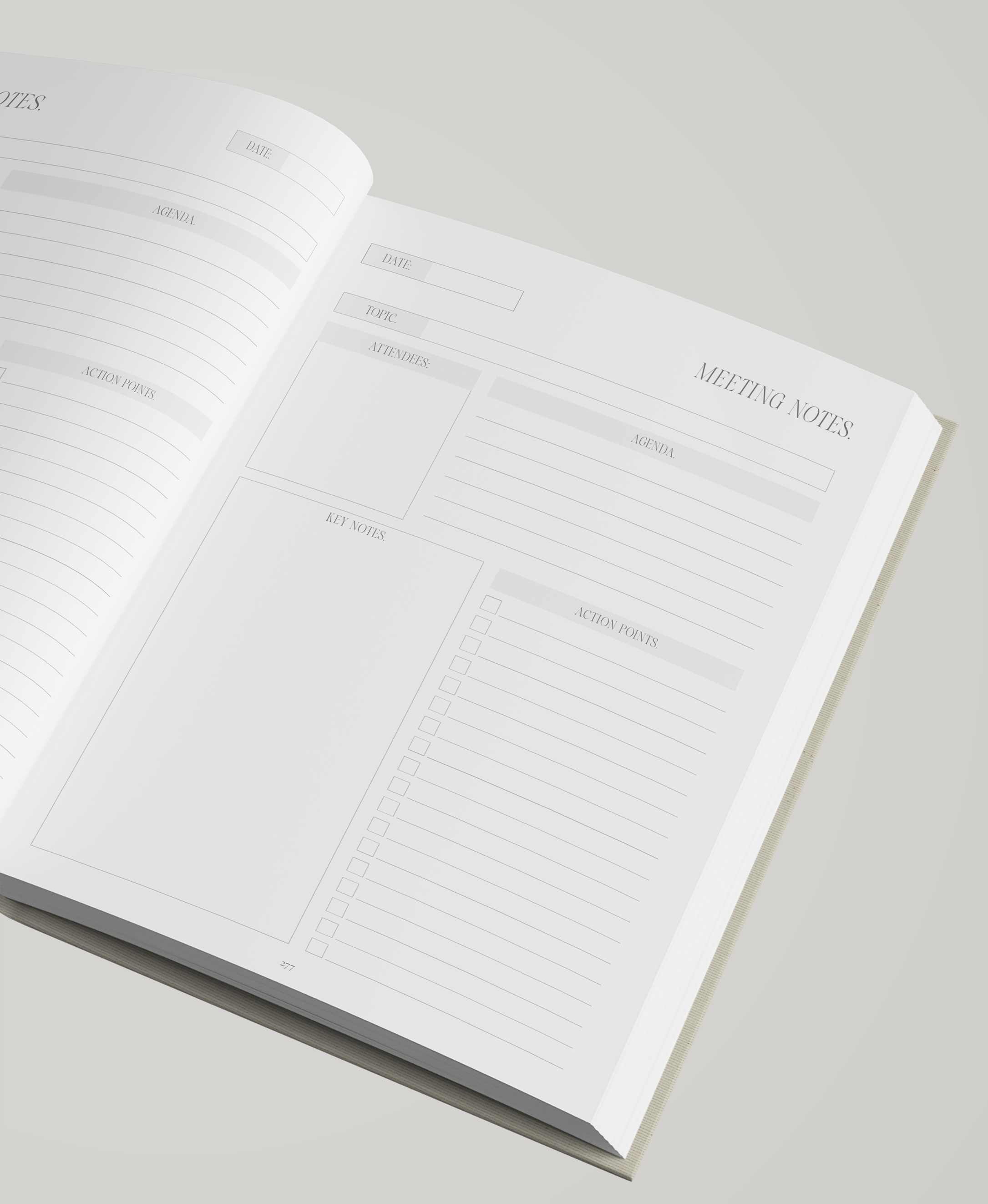 The Daily Planner (Undated) – Productivity Method