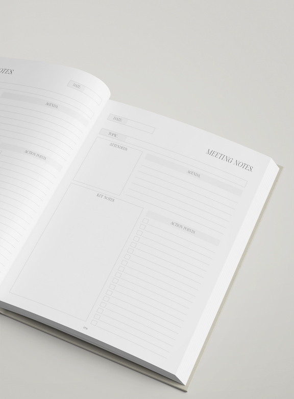 The Daily Planner (Undated) – Productivity Method