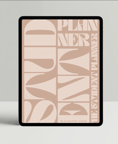 Student Planners – Productivity Method